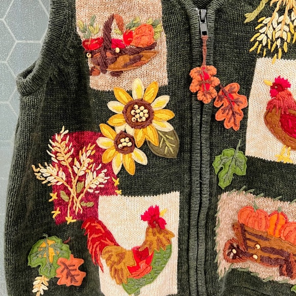 Tiara International | Sweaters | Vintage Tiara Autumn Fall Harvest ...